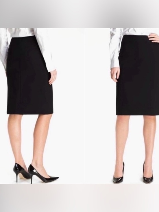 Theory | Skirts | Nwt Theory Golda Black Suit Pencil Skirt 6 | Poshmark